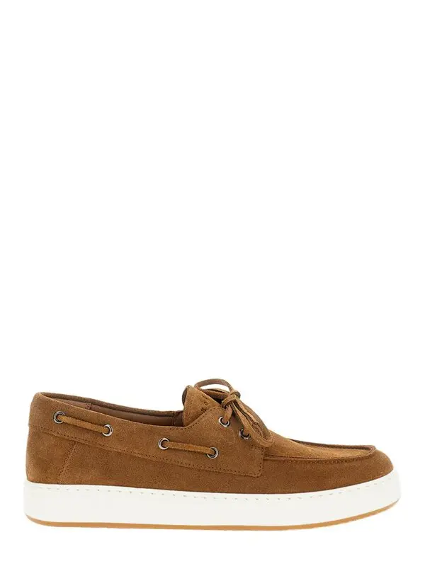 Hogan Sneakers In Pelle Scamosciata - Marrone