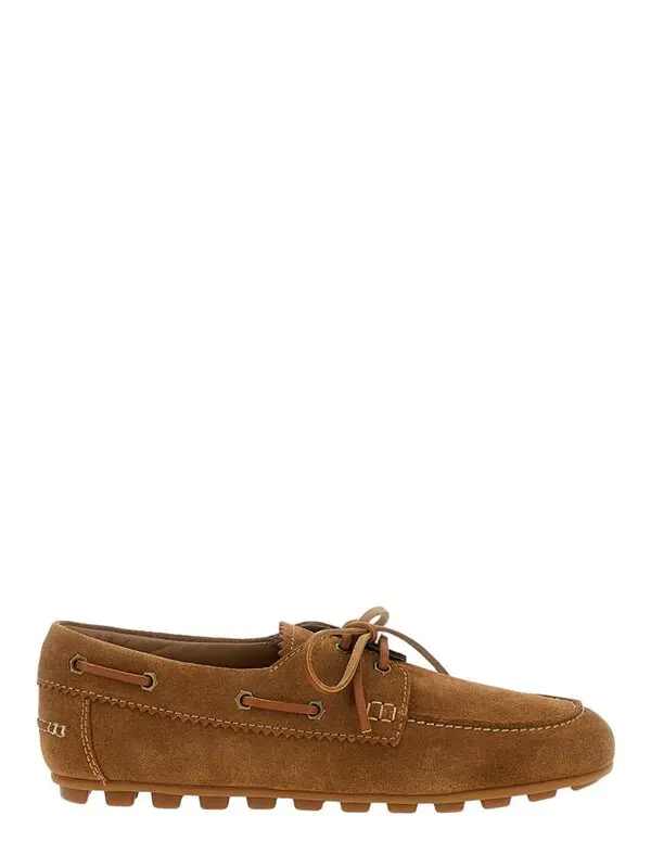 Hogan H693 Boat Shoes - Brown