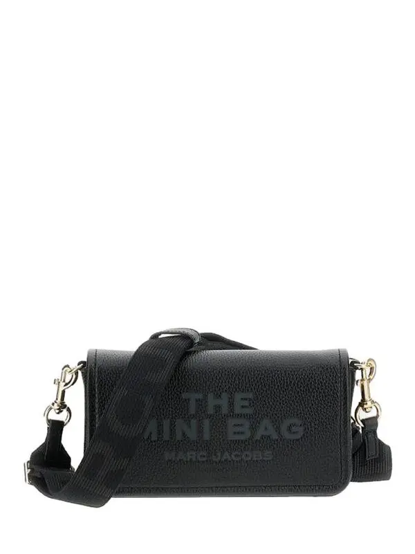 Marc Jacobs Small Leather Crossbody Bag - Black