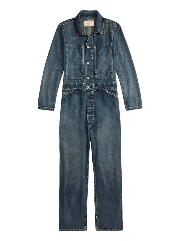 Ralph Lauren Hartington Indigo Denim Coverall - Hartington Wash