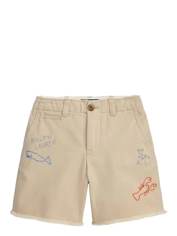 Ralph Lauren Cotton Chino Graphic Short - Classic Tan