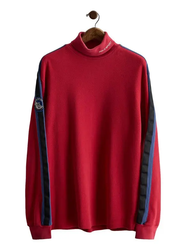 Ralph Lauren 1997 Polo Sport Mockneck Size - Red