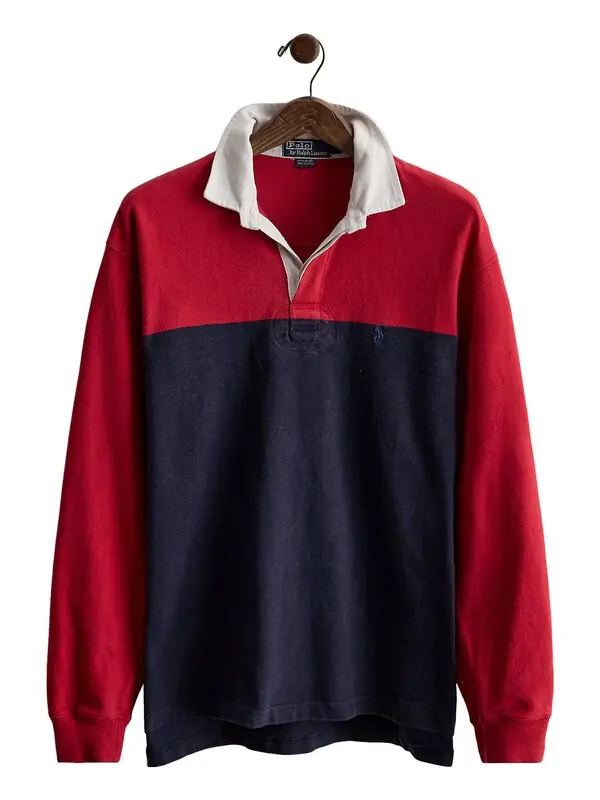 Ralph Lauren Vintage Color-blocked Rugby Size - Multi