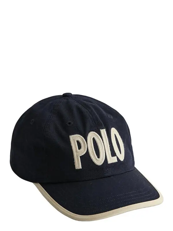 Ralph Lauren C. 1997 Logo Twill Ball Cap - Blue