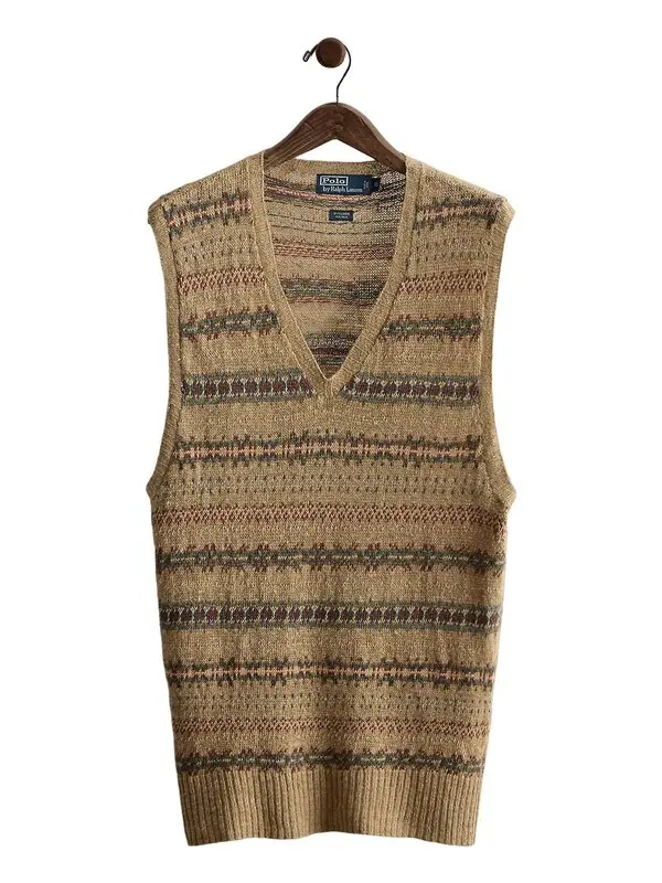 Ralph Lauren Fair Isle Knit Sweater Vest - Multi