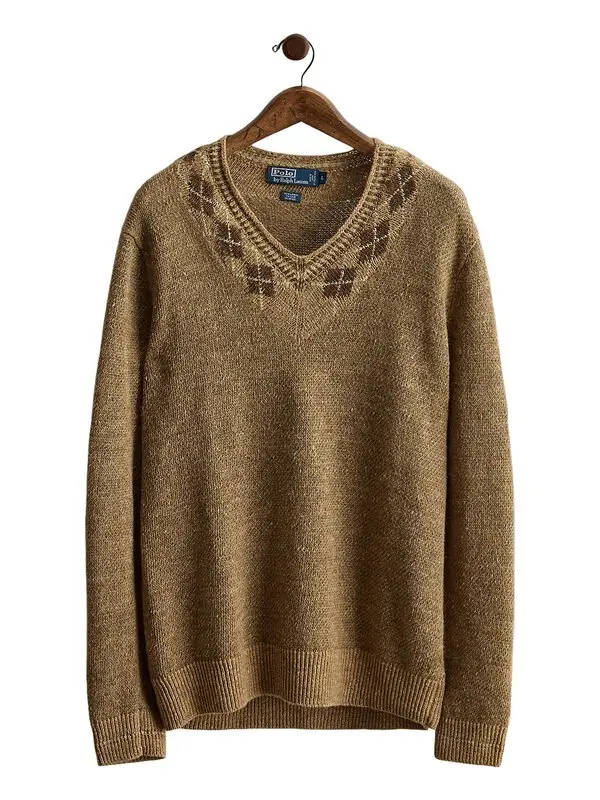 Ralph Lauren Linen-blend Sweater - Tan