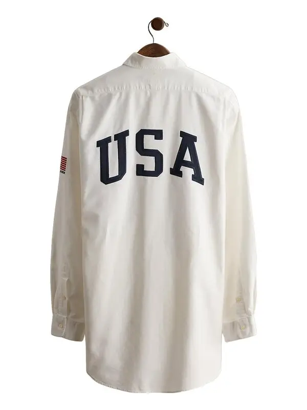 Ralph Lauren 1996 Polo Sport Usa Shirt Size - White