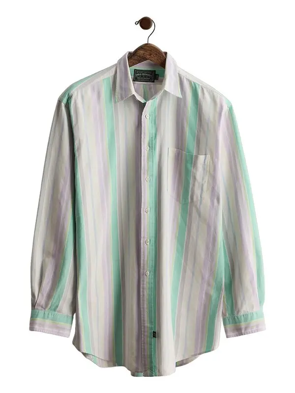 Ralph Lauren C. 1990 Striped Shirt - Multi