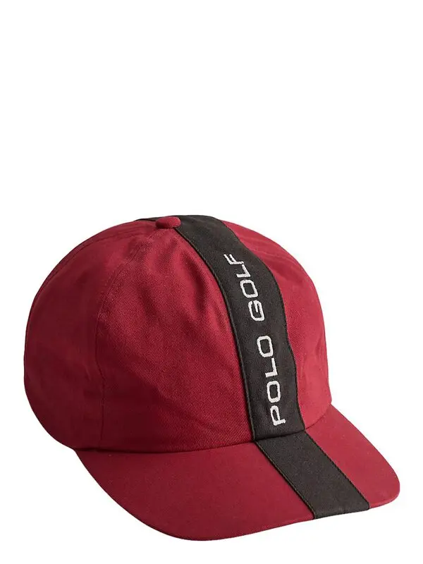 Ralph Lauren Vintage Polo Golf Ball Cap - Red