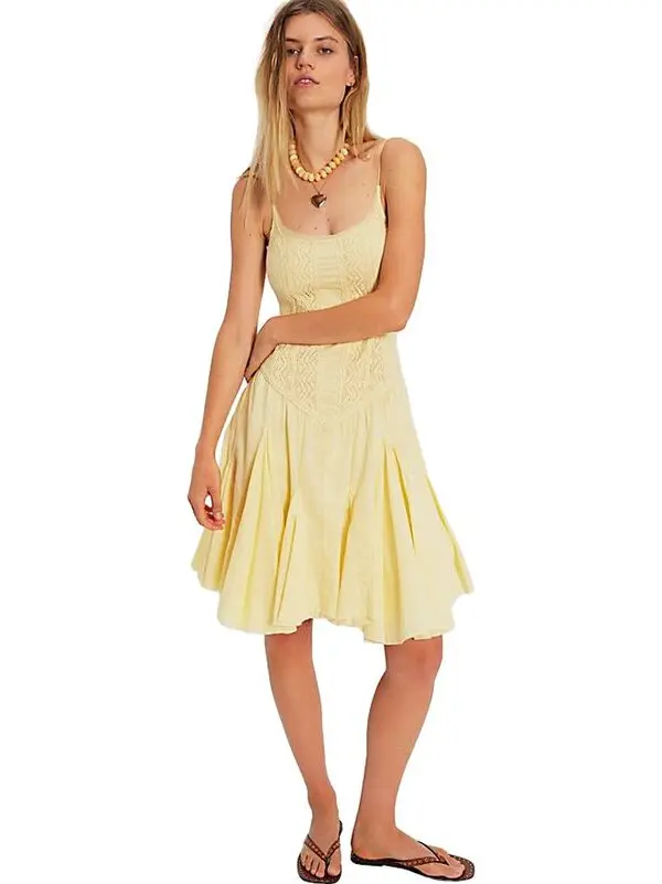 Free People Fp One Frida Midi Dress - Double Butter