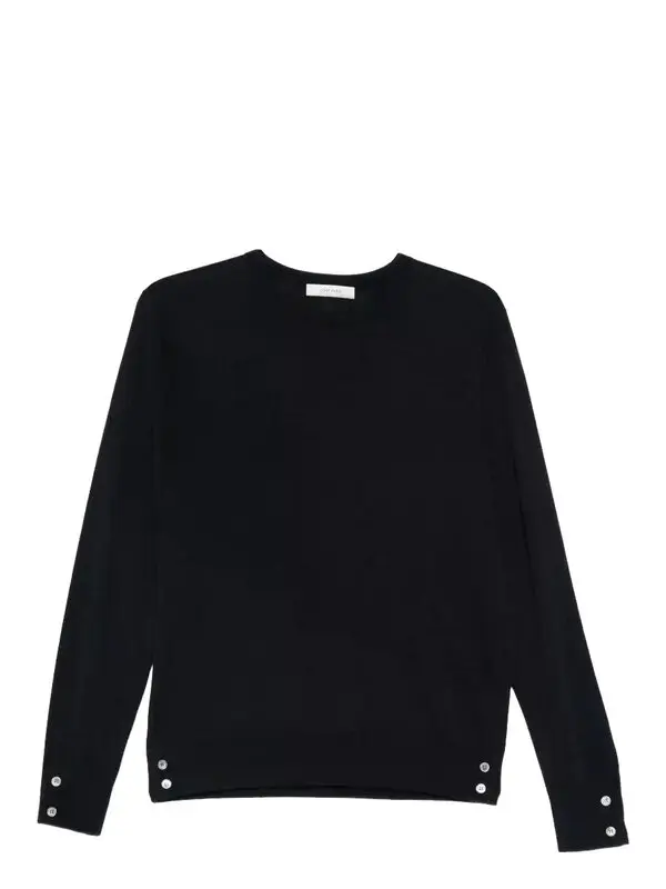 IVORY PARIS Button-detailed Sweater - Blue