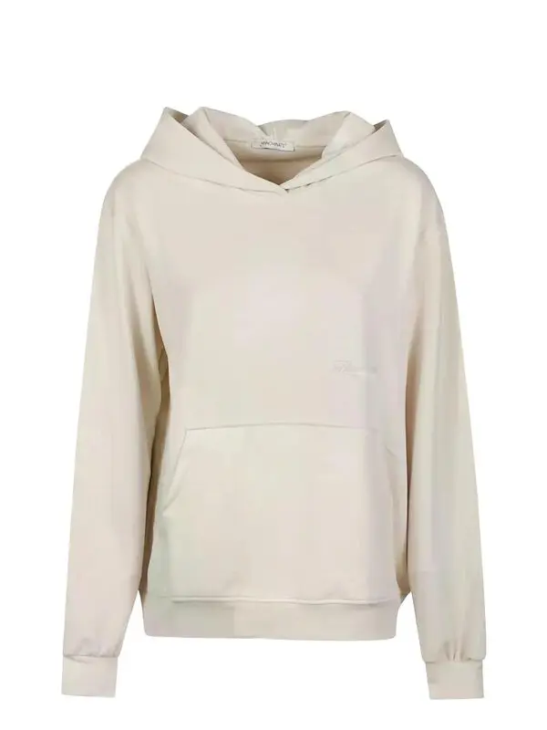 HINNOMINATE Hooded Front-pocket Hoodie - Neutrals