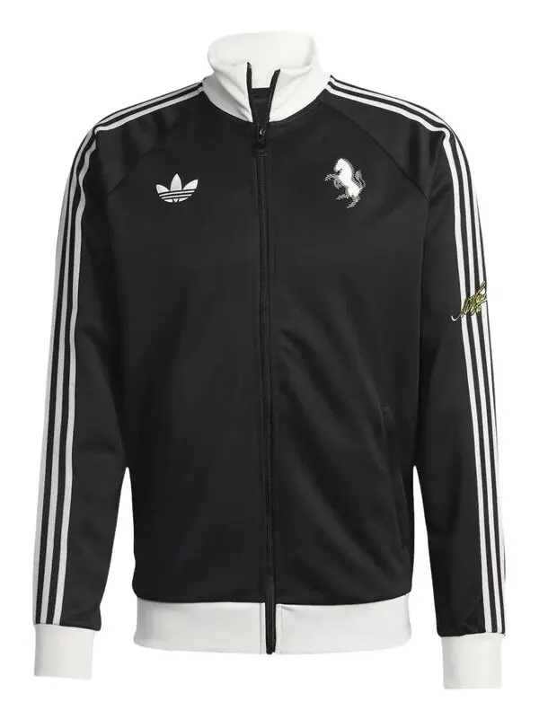 Adidas X Juventus Fc Striped Sport Jacket - Black