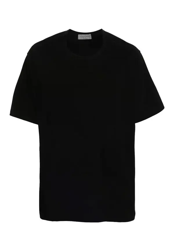 Yohji Yamamoto Short-sleeves Cotton T-shirt - Black