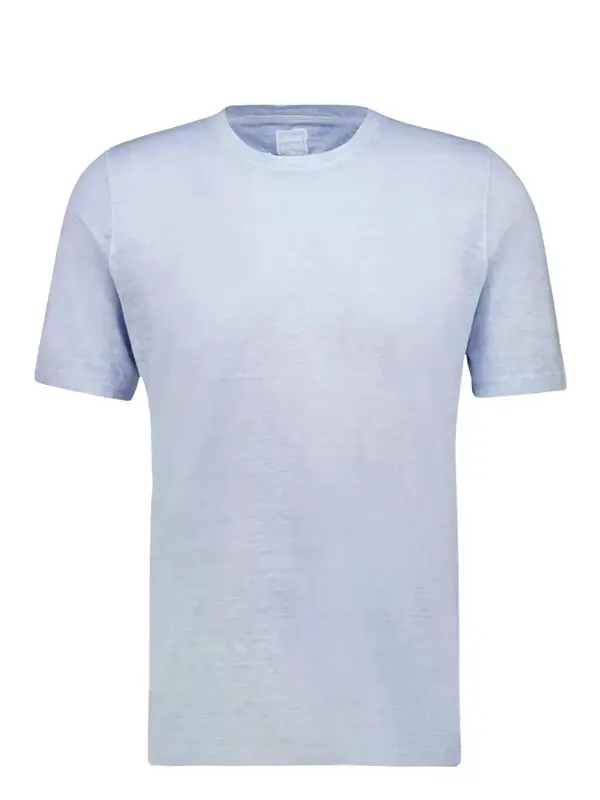 120% Lino Short-sleeve T-shirt - Blue