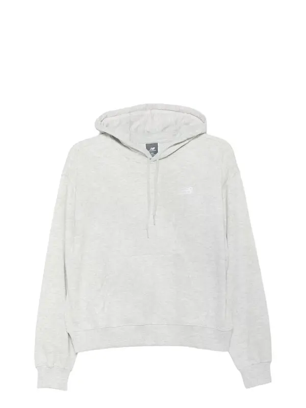 NEW BALANCE Logo-detail Hoodie - Grey