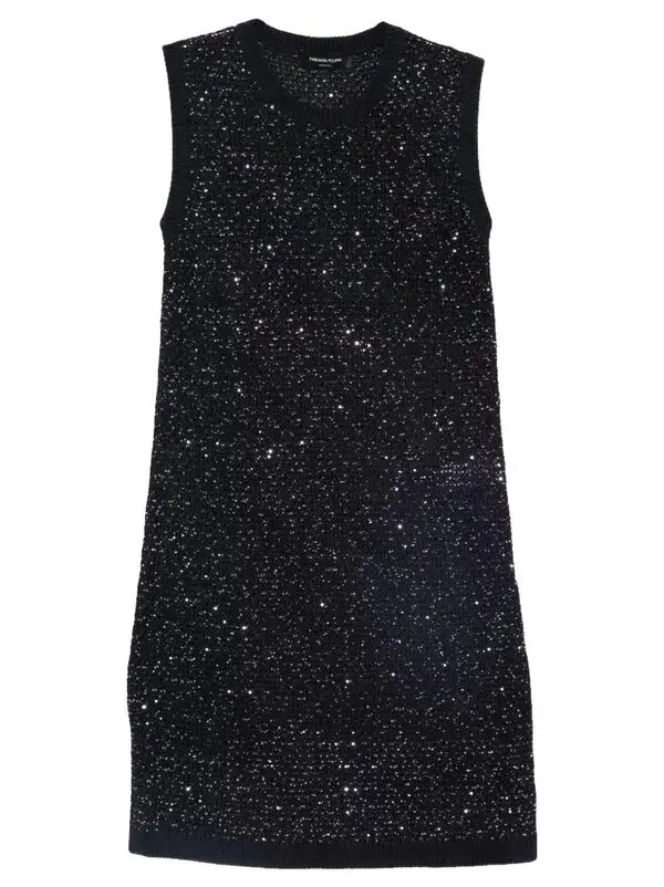 Fabiana Filippi Embellished Sleeveless Mini Dress - Blue