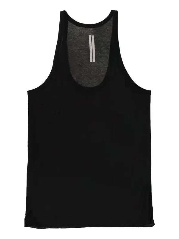 Rick Owens Scoop Neck Tank Top - Black