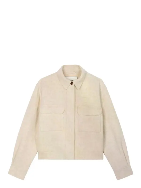 Eric Bompard Oversized Jacket With Patch Pockets - Neutrals