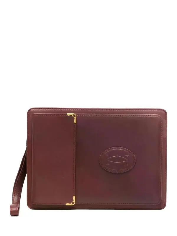 Cartier 2000s Leather Clutch - Red