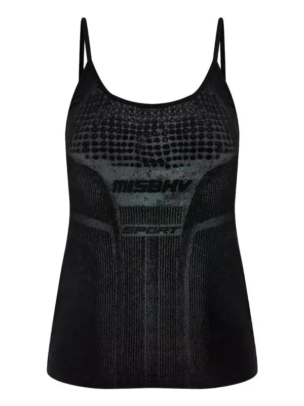 MISBHV Logo-detail Tank Top - Black