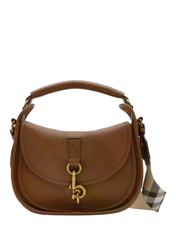 Burberry Small B-clip Messenger Bag - Brown