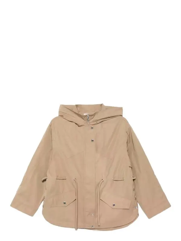 Ba&sh Hooded Jacket With Drawstring - Neutrals