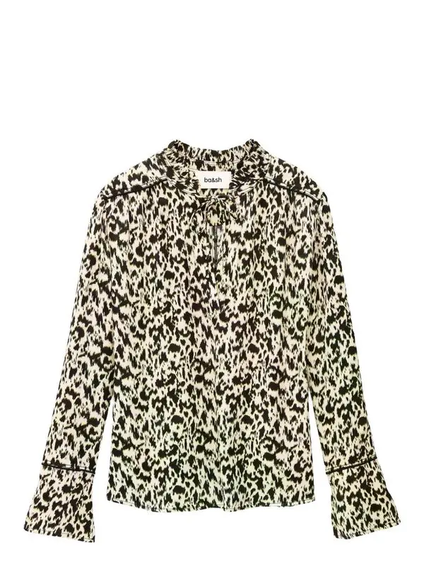Ba&sh Pia Patterned Blouse - Neutrals