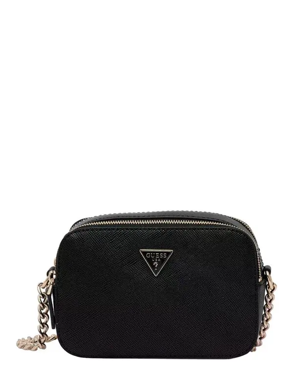 Guess Crossbody Bag With Chain Strap - Black