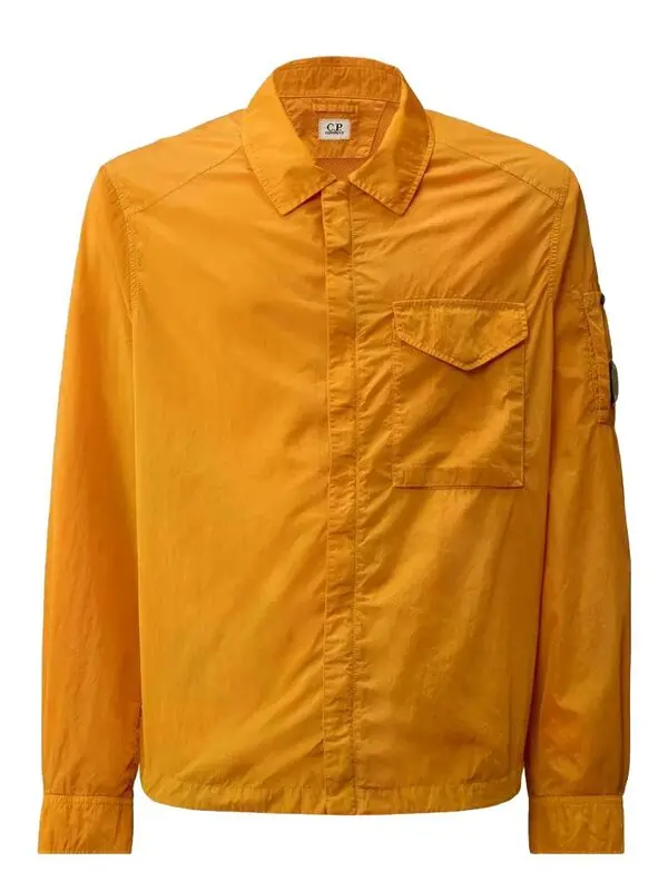 C.P. COMPANY Logo-patch Overshirt - Orange