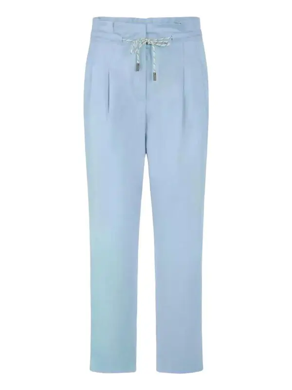 MARCCAIN High-waisted Trousers - Blue