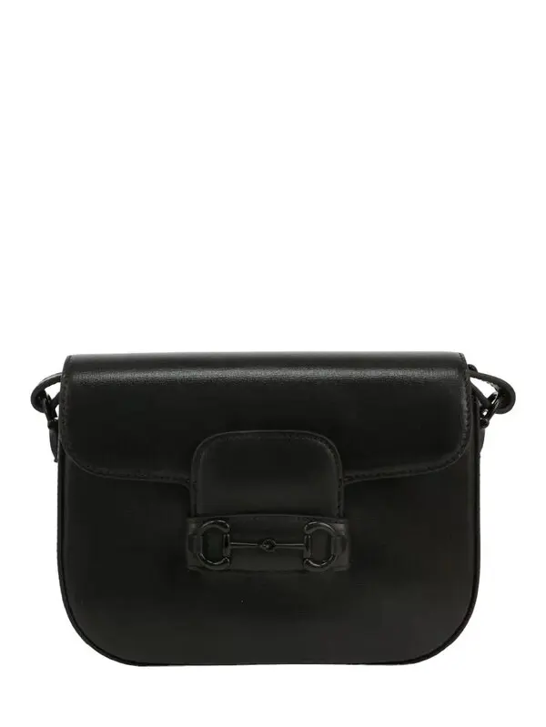 Gucci 1955 Horsebit Shoulder Bag - Black