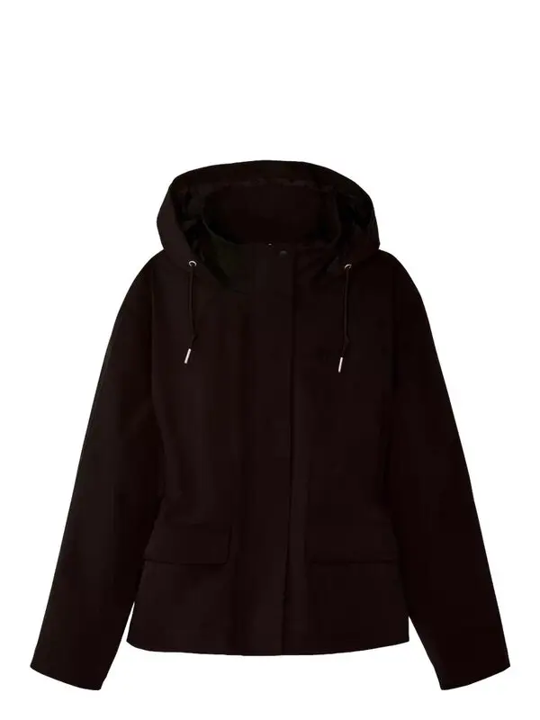 Calvin Klein Hooded Zip-front Jacket - Black