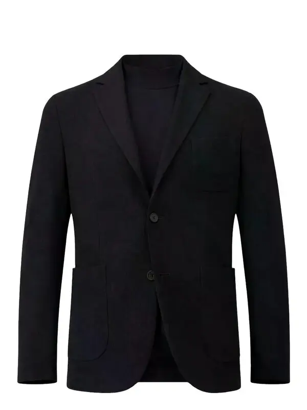 Incotex Front Pockets Button Blazer - Blue