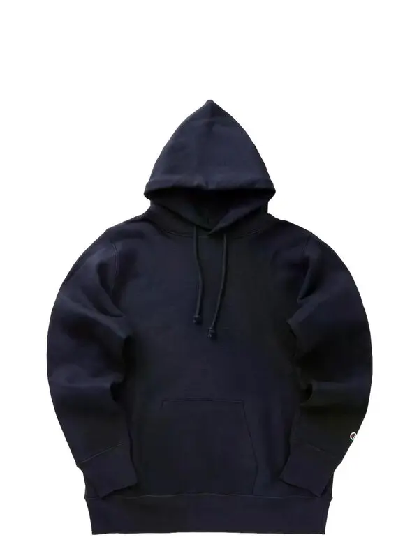 Champion Logo-detail Drawstring Hoodie - Blue