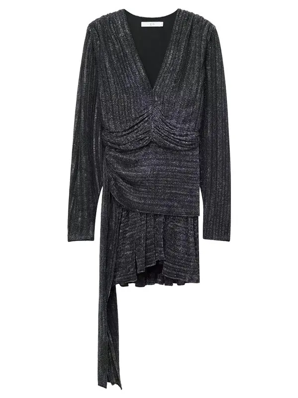 IRO PARIS Draped Minidress - Grey