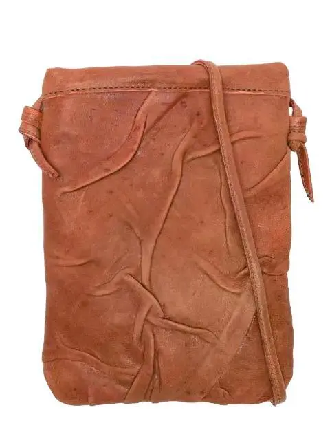 SOMMET Paloma Knotted Leather Cross Body Bag - Brown