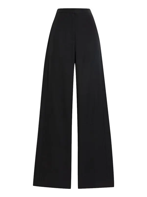 Loulou De Saison Primo Twill Straight-leg Pants - Black