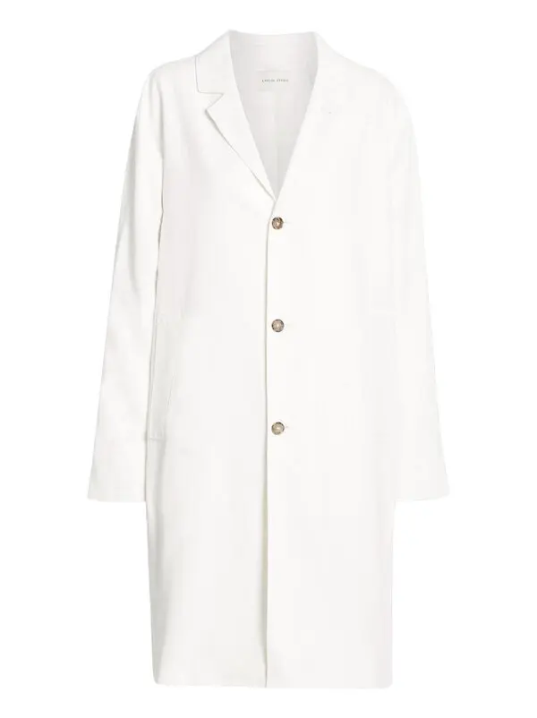 Loulou De Saison Menja Twill Coat - Ivory