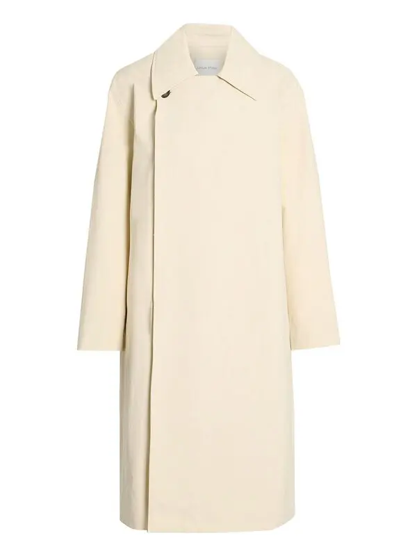 Loulou De Saison Alex Double-breasted Cotton Trench Coat - Beige