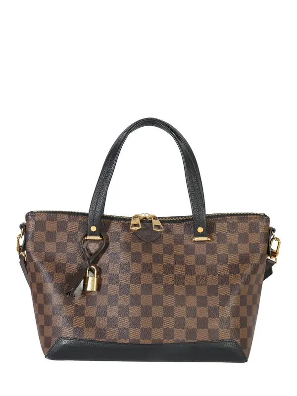 LOUIS VUITTON Damier Ebene Canvas Hyde Park - Brown