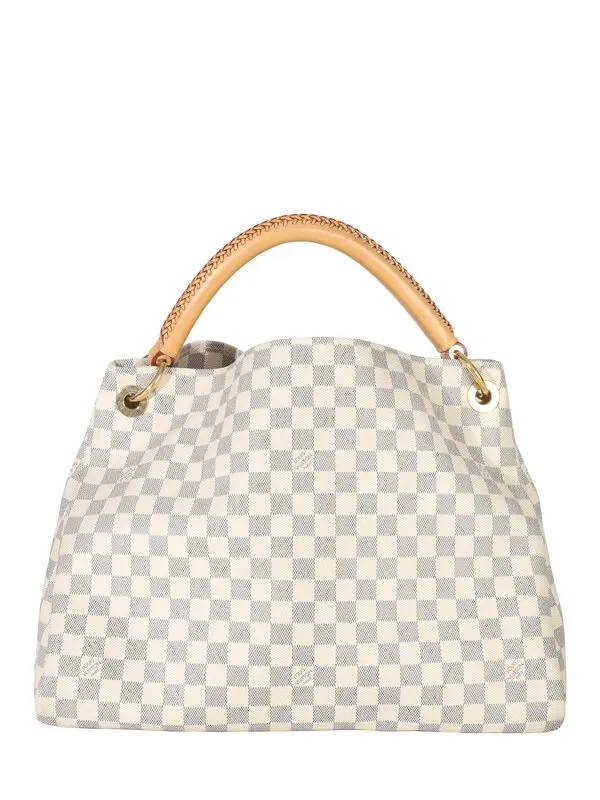 LOUIS VUITTON Damier Azur Canvas Artsy Mm - Beige