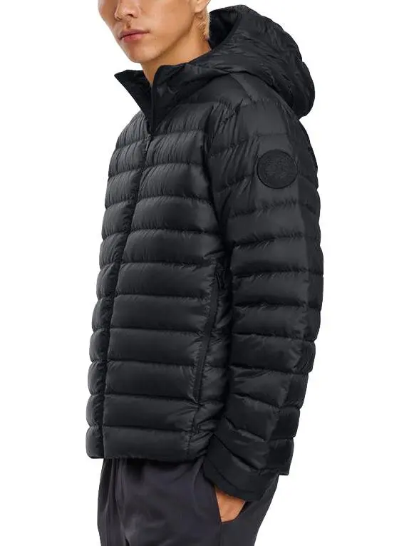 Canada Goose Stratus Hooded 750-fill-power Down Puffer Coat - Black - Noir