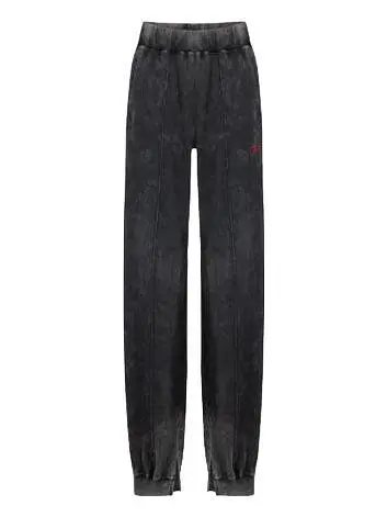 PCFG Pure Cotton Acid Wash Sweatpant - Black