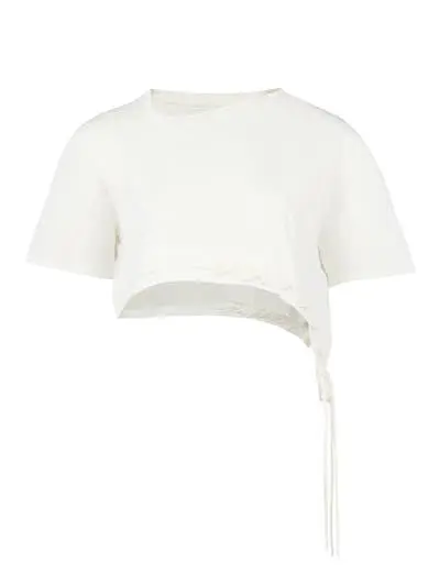 PCFG Pure Cotton Crop String T-shirt - White