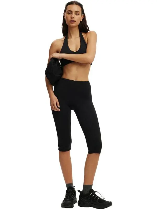 Cotton:on Active Ultra Soft Contour Capri Tight - Black