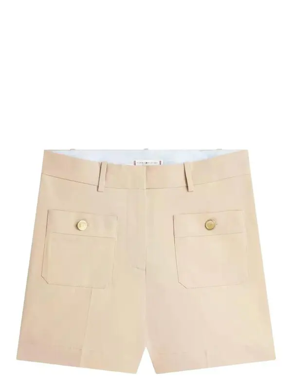 Tommy Hilfiger Buttoned Pockets Shorts - Neutrals