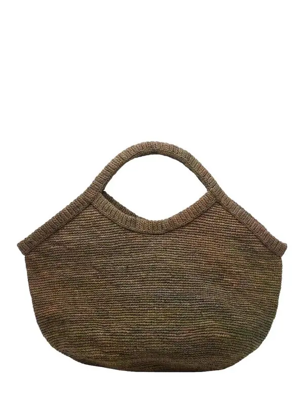 IBELIV Tote Bag With Magnetic Closure - Brown