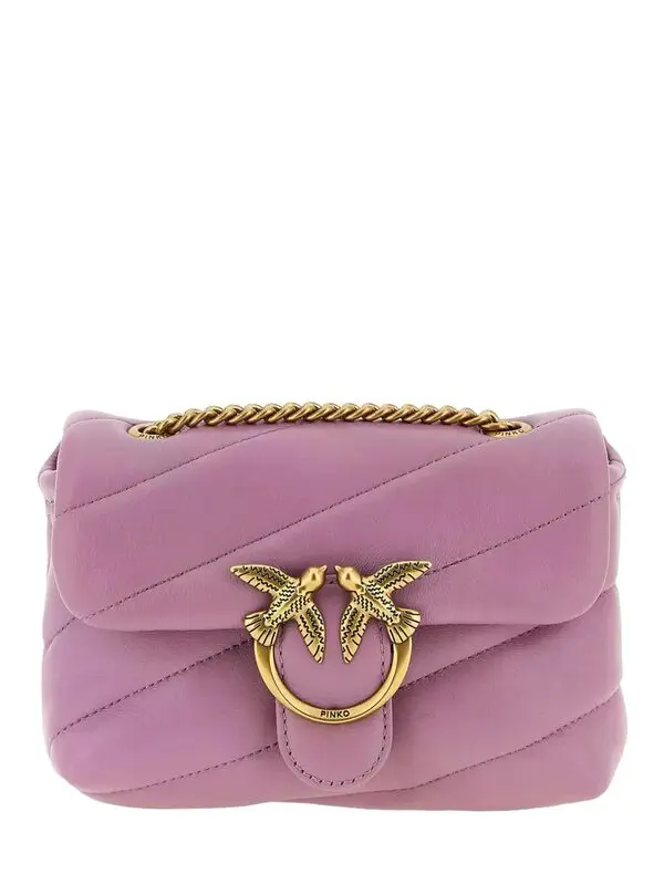 Pinko Baby Love Bag Puff Maxi Quilt Shoulder Bag - Pink