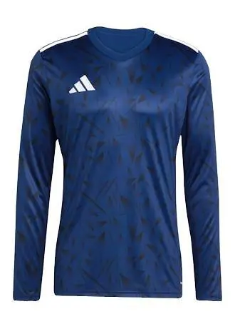 Adidas Team Icon 25 Long Sleeve Jersey - Team Navy Blue White